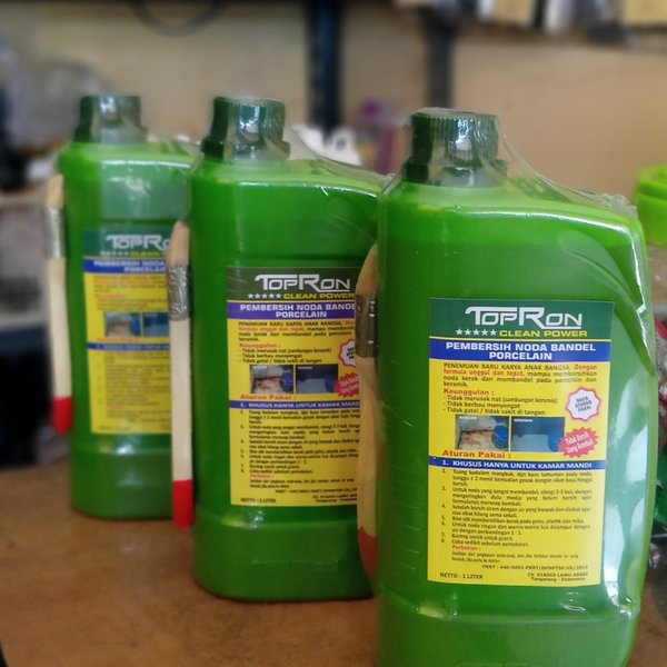 Jual TOPRON CLEAN POWER 1 Liter Pembersih Keramik, Noda Bandel dan ...