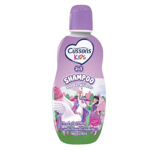 Jual CUSSONS KIDS SHAMPOO 2IN1 BLACK SHINY 200ml | Shopee Indonesia
