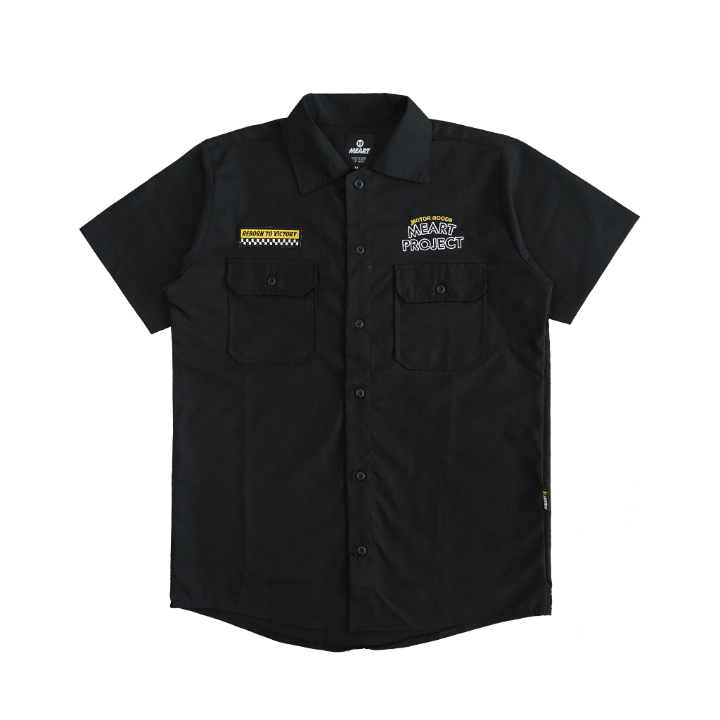 Jual MEART - Workshirt "Reborn To Victory" Kemeja Kerja Kemeja Motor ...