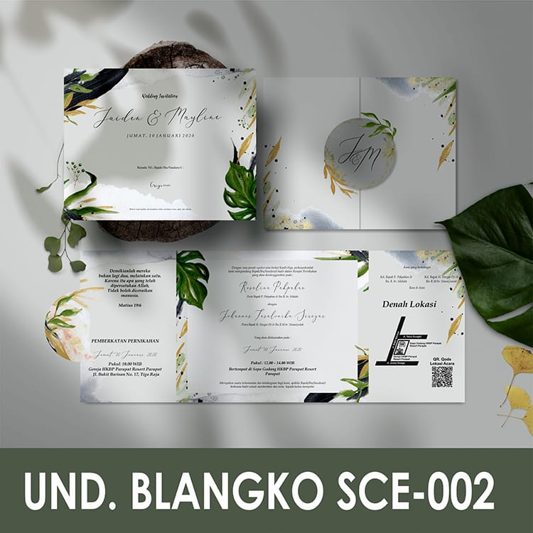 Jual Blangko Undangan Griya Blangko SCE 002 | Blangko Undangan ...