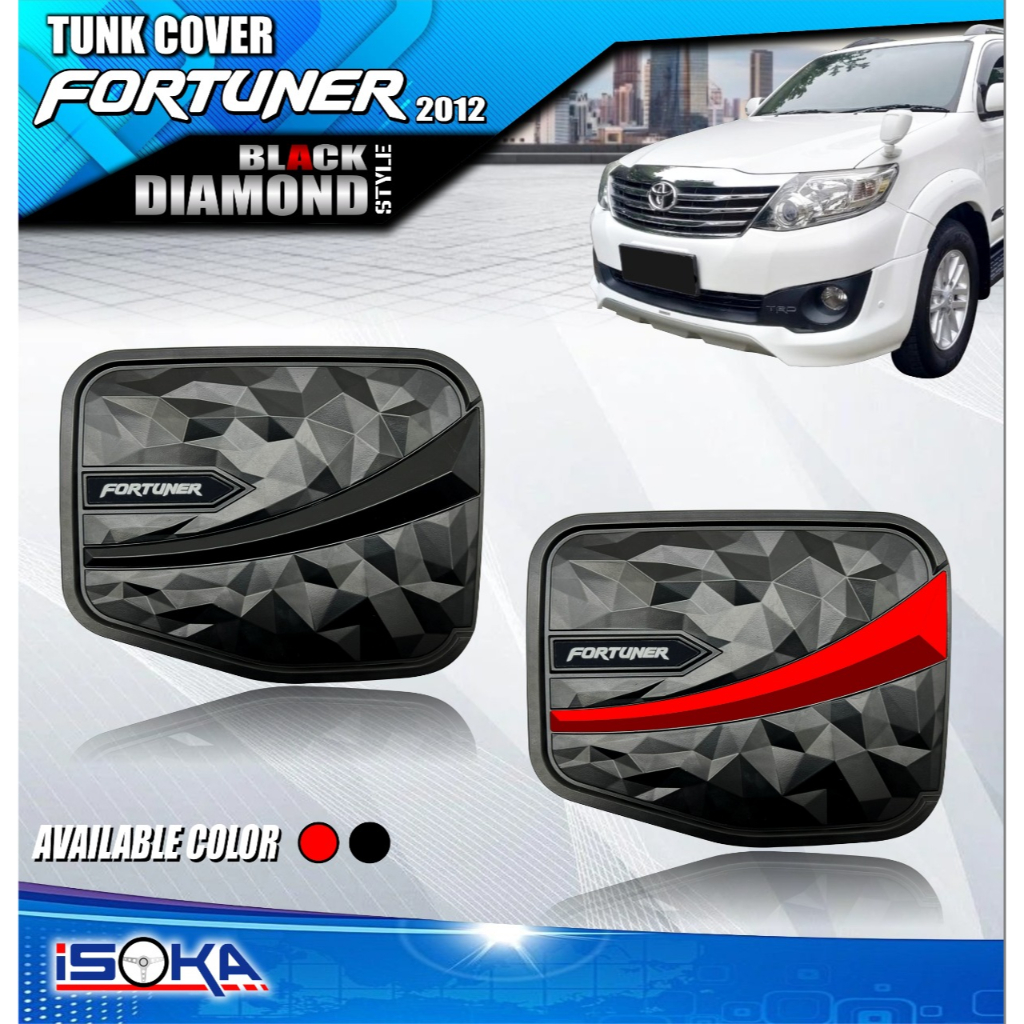 Jual cover tangki Mobil Fortuner awal sampai 2015 hitam | Shopee Indonesia