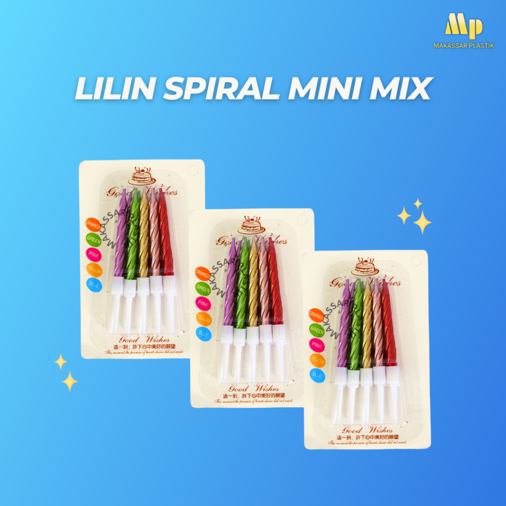 Jual Lilin Ulir Kecil Metalik Mix | Shopee Indonesia