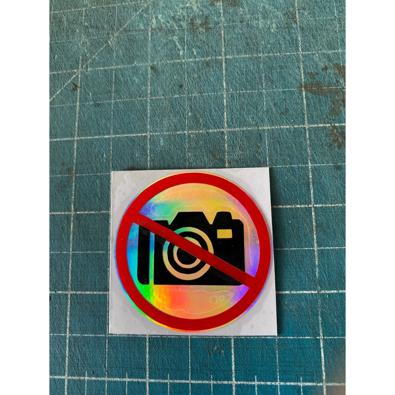 Jual STICKER DILARANG CAMERA HOLOGRAM | Shopee Indonesia