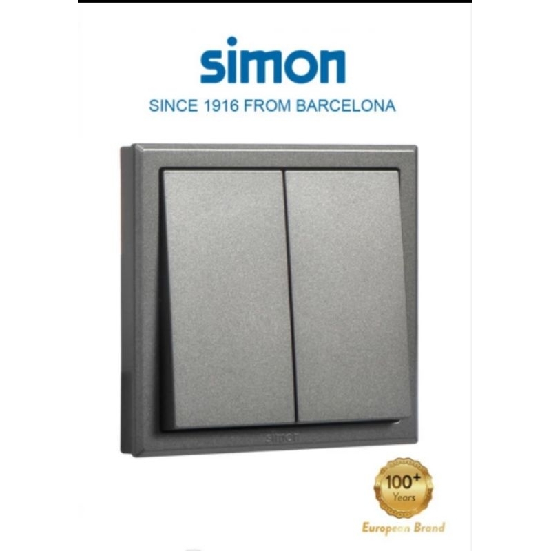 Jual SIMON SAKLAR E3 SERIES SWITCH & SOCKET GREY | Shopee Indonesia