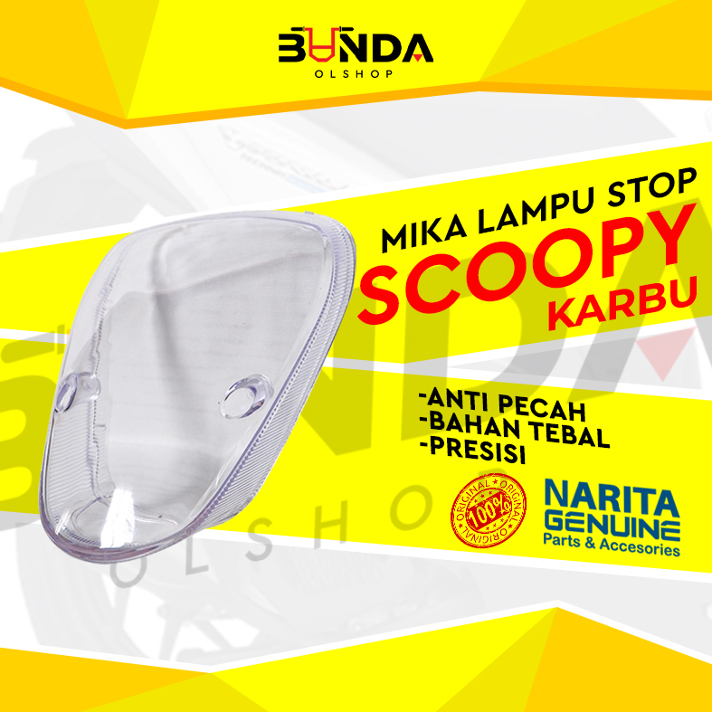 Jual Mika Lampu Stop Scoopy Karbu Mika Belakang Scoopy Lama Bening mikaa | Shopee Indonesia