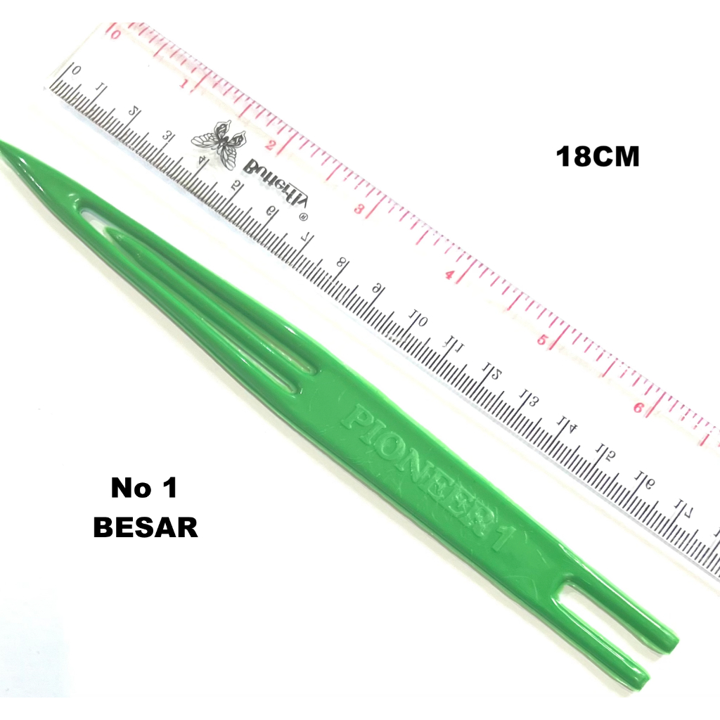 Jual COBAN JARUM JAHIT JALA/JARING BAHAN PLASTIK no1.2.3.4 warna kuning ...