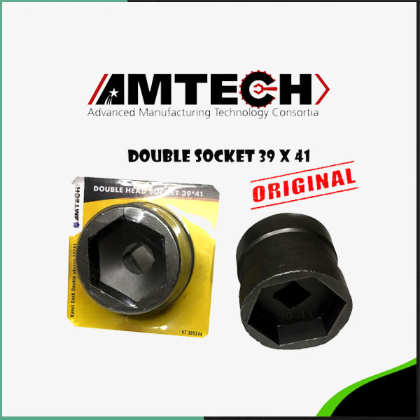 Jual Double Socket 39 x 41 mm - Mata Kunci Sok CVT Crown Honda Yamaha Matic Amtech | Shopee ...