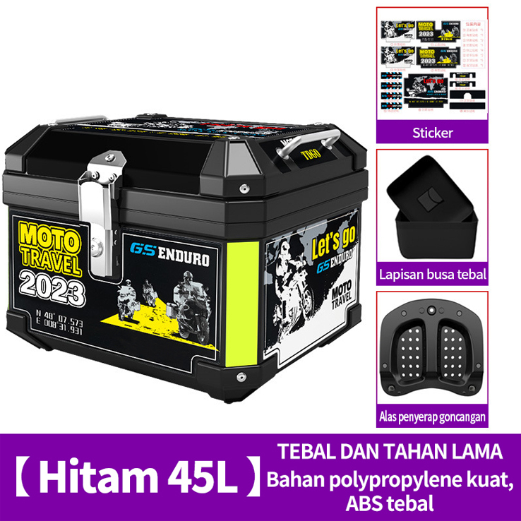 Jual BOX Motor/Bagasi Sepeda Motor Universal Kapasitas Besar Bagasi ...