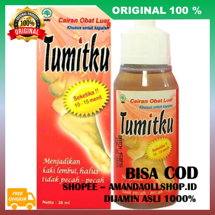 Jual Tumitku Calluse Removal Obat Kaki Pecah-Pecah Kapalan 30 ml 100% ...