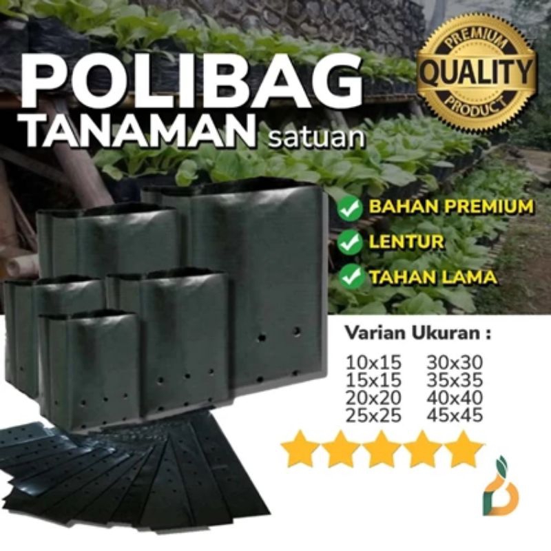 Jual PELASTIK POLIBAG TANAMAN/TEMPAT TANAM SATUAN | Shopee Indonesia