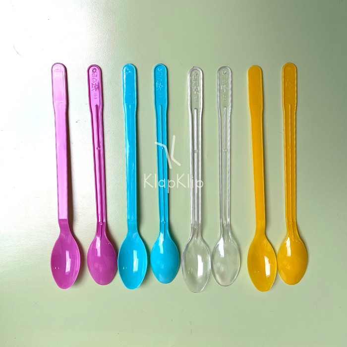 Jual 100 Pcs Sendok Yogurt Tinggi / Sendok Ice Cream Tinggi / Sendok ...