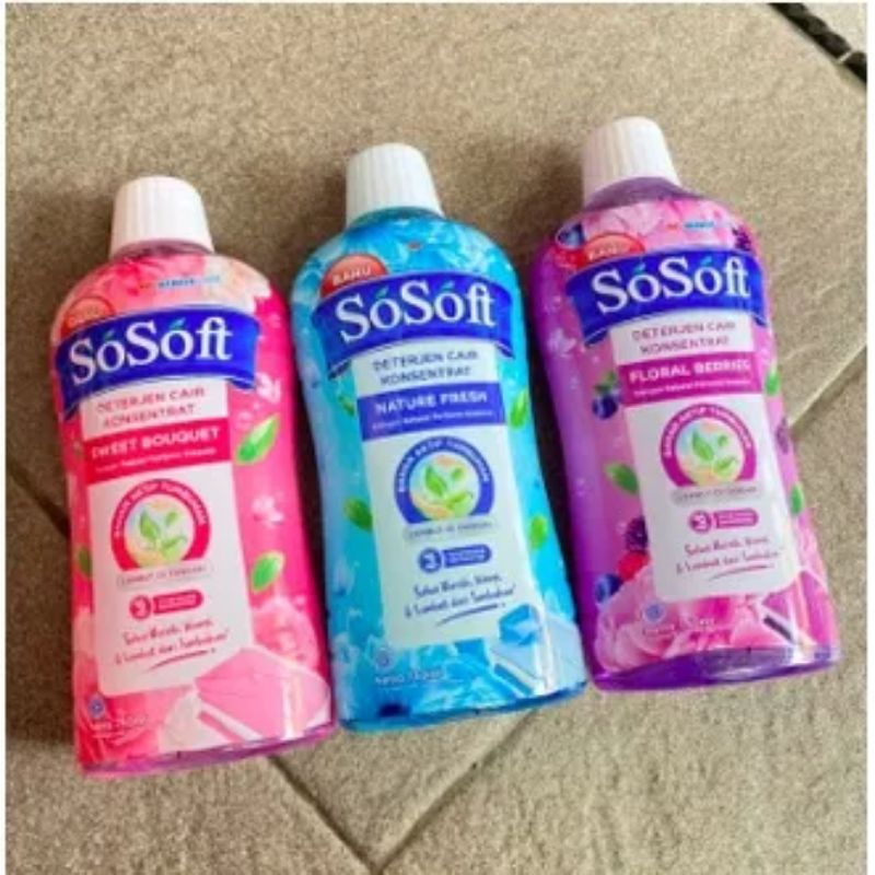 Jual DETERGEN SOSOFT BOTOL 750ML | Shopee Indonesia