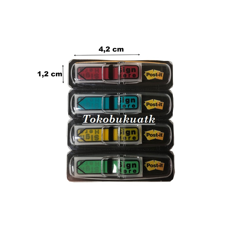 Jual Sticker Sign Here 684-SH, Post It 3M 684-SH | Shopee Indonesia