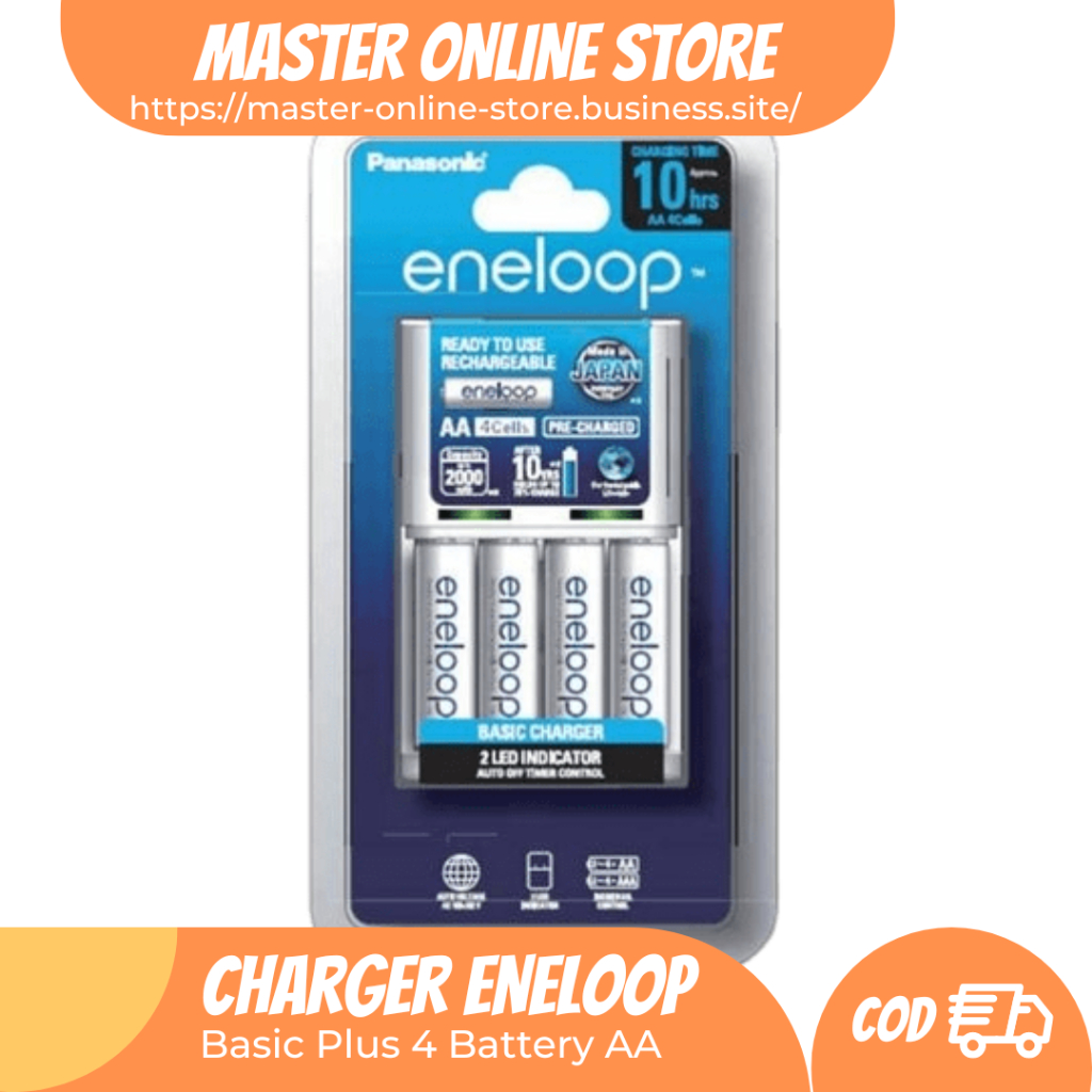 Jual Charger Kit Panasonic Eneloop Basic Original Dengan Baterai ...