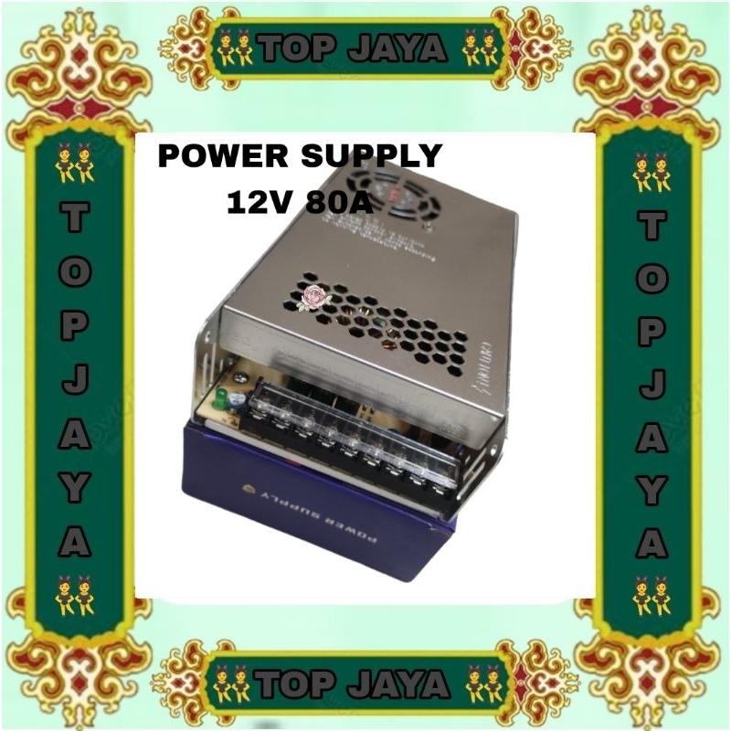 Jual Power Supply 12V 80A HIGH Power Supply 12Volt 80 Amper Murni 80a ...
