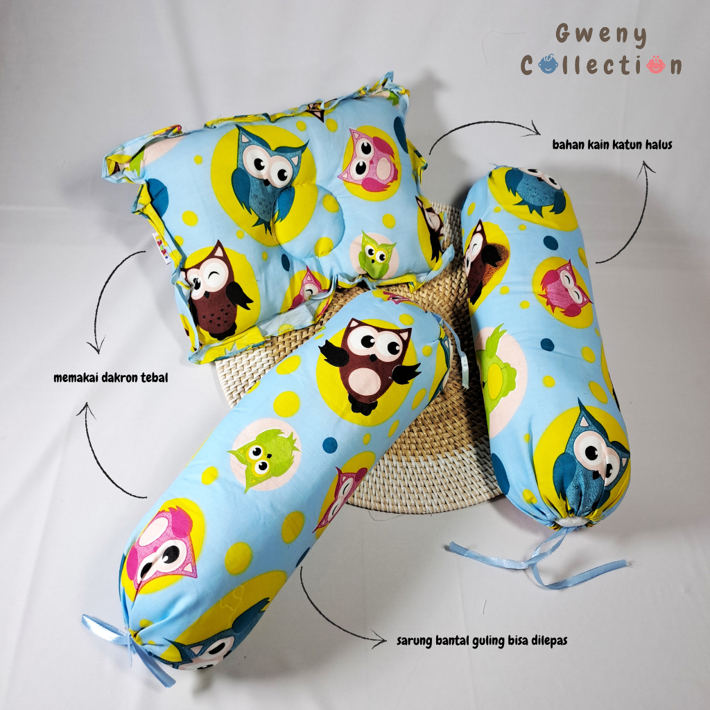 Jual (KAWAII) SET BANTAL GULING BAYI BANTAL 2 GULING BABY BANTAL MURAHH ...