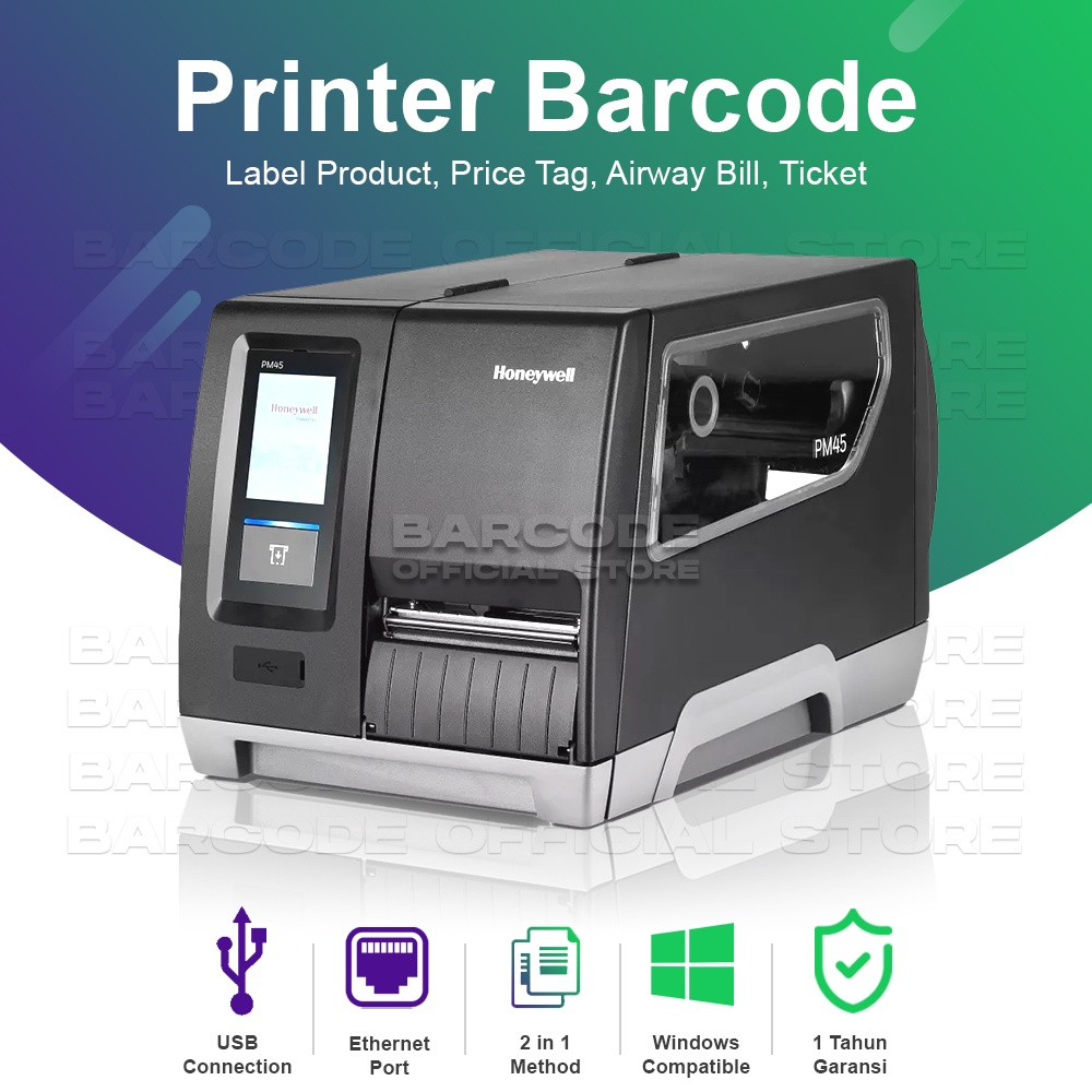 Jual Printer Barcode Honeywell PM45 / PM-45 / PM 45 Series Cetak Price ...