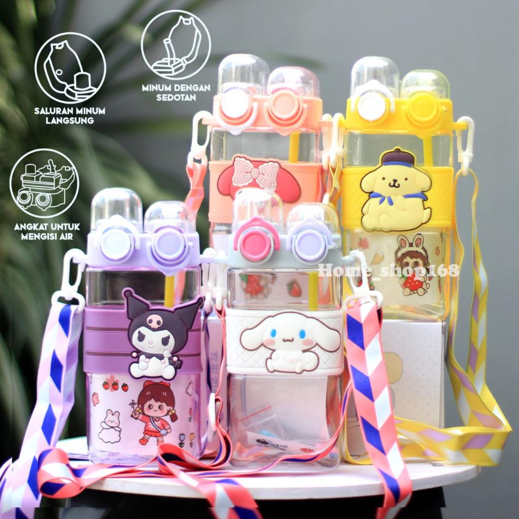 Jual Botol Minum Anak 2 in 1 580ML BPA FREE Botol Minum Anak Lucu Dual ...
