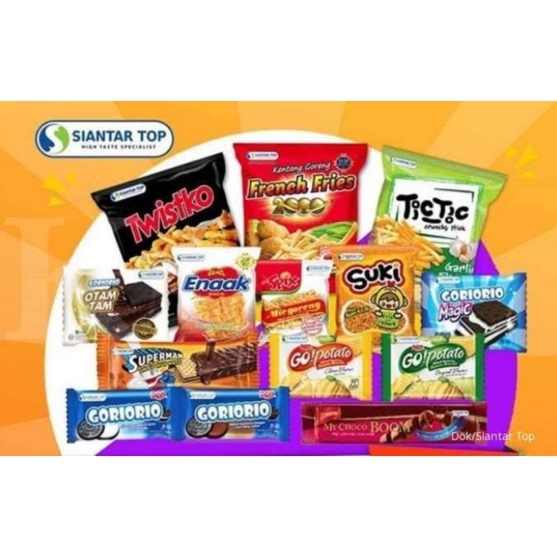 Jual Snack siantar top ff2000 boyki suki soba spix mie goreng twisko ...