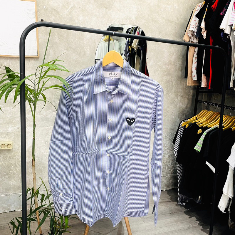 Jual kemeja salur play cdg comme des garcons (man) | Shopee Indonesia