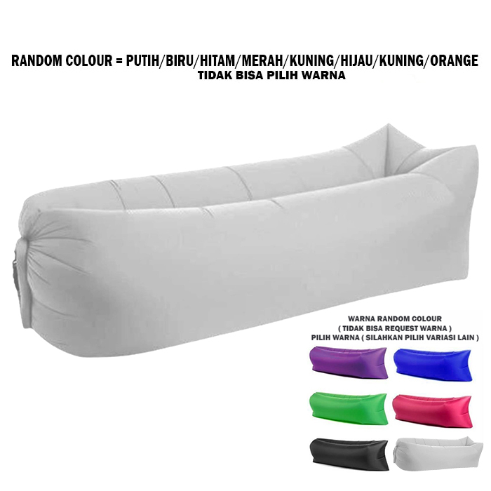 Jual LAZYBAG SIMPLE LAY BAG AIR BED SOFA ANGIN SOFA PANTAI SOFA SANTAI AIMPRO | Shopee Indonesia