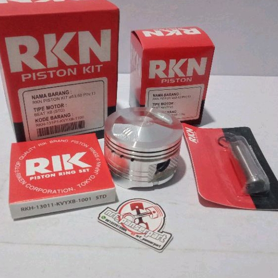 Jual PISTON KIT BEAT XB // SEHER SET RING BORE UP 130 CC PEN 13 MM OS ...