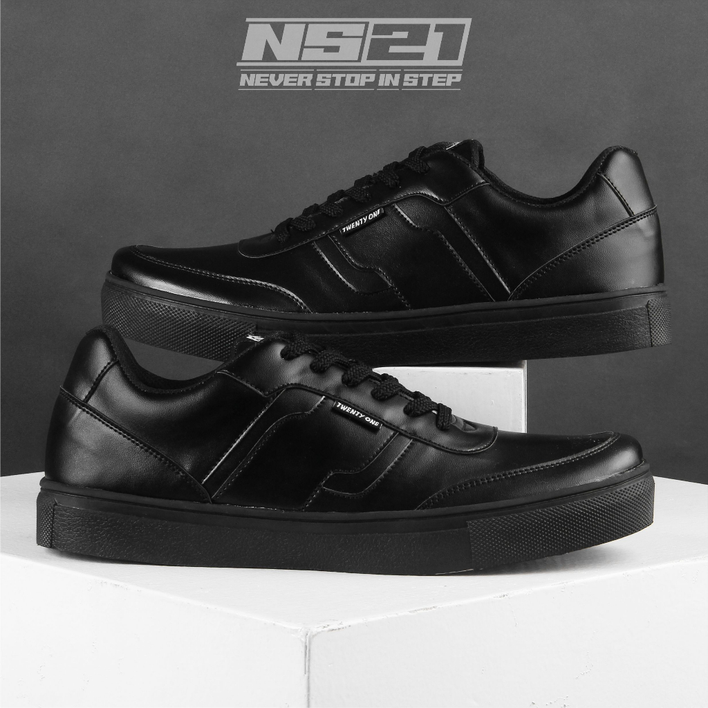 Jual NS Twenty One Sepatu Suede Casual Pria Hitam Keren Terbaru ...