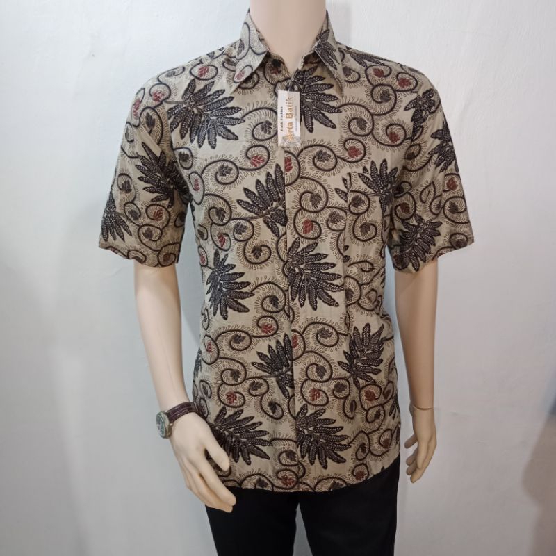 Jual hem batik motif ulir pakis original arta batik super KODE 27 batik ...
