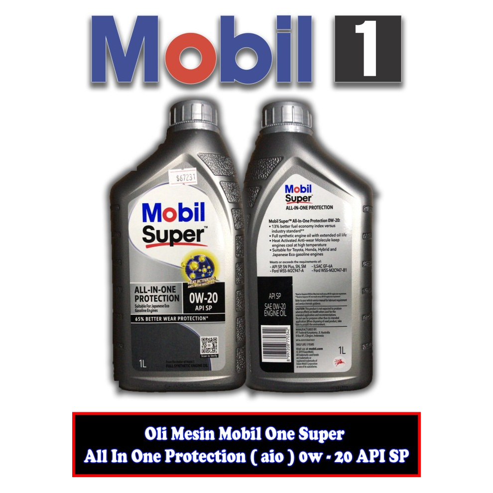 Jual Oli Mobil Super All In One Protection 0W-20 1 LT | Shopee Indonesia