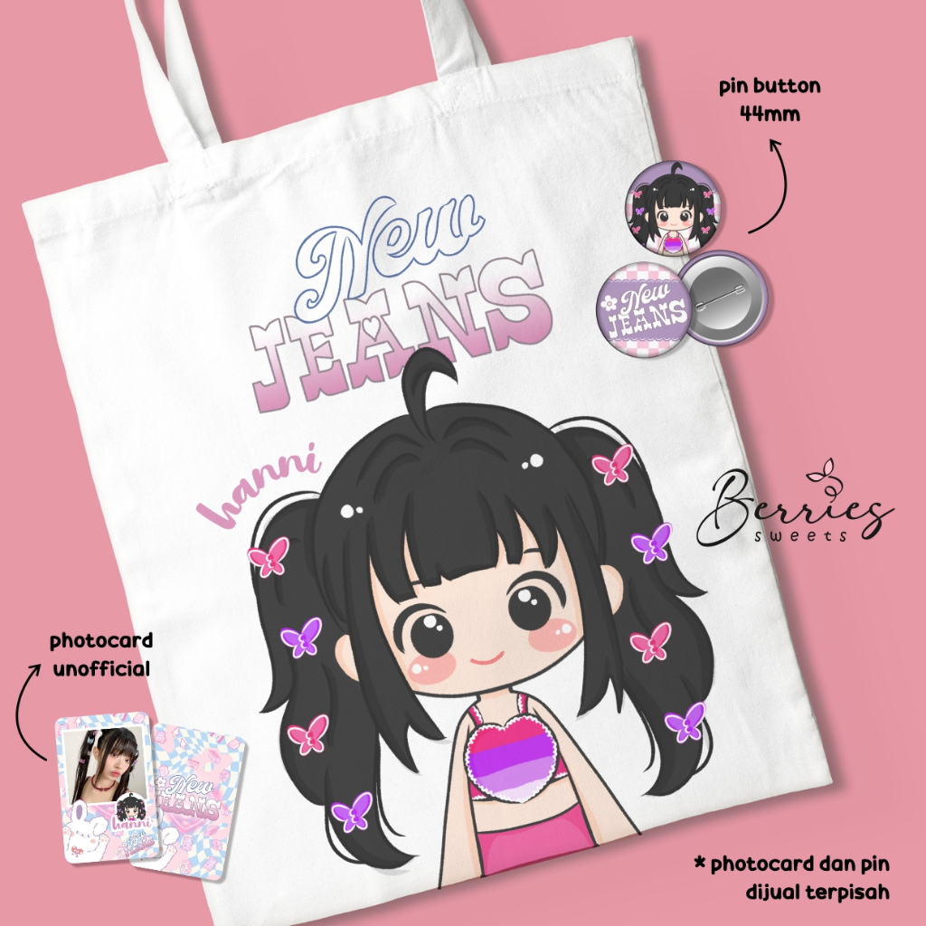 Jual TOTEBAG CHIBI NEWJEANS - NEWJEANS | Shopee Indonesia