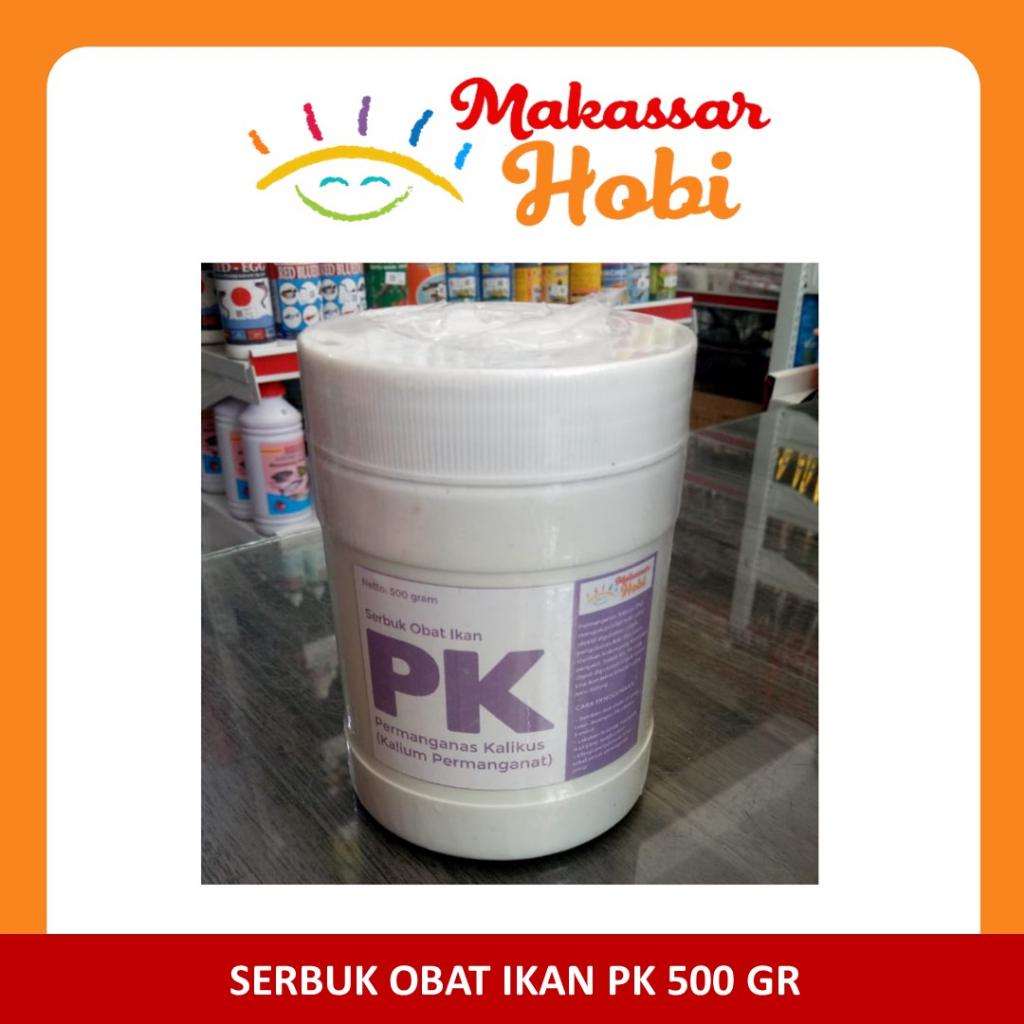 Jual Obat Ikan PK 500gr Permanganas Kalikus Khusus Karantina PeKa Koi ...