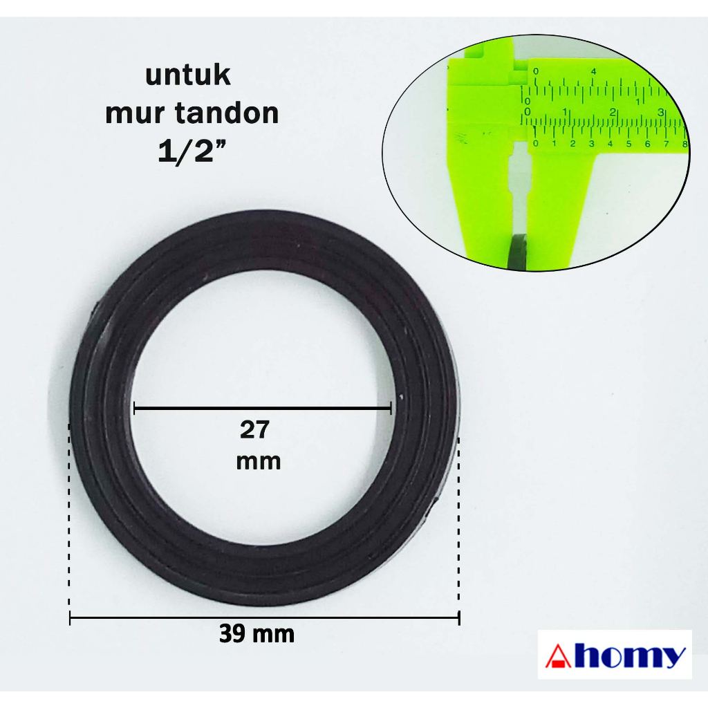Jual seal karet tebal untuk mur tandon 1/2” atau 3/4” atau 1“ toren ...