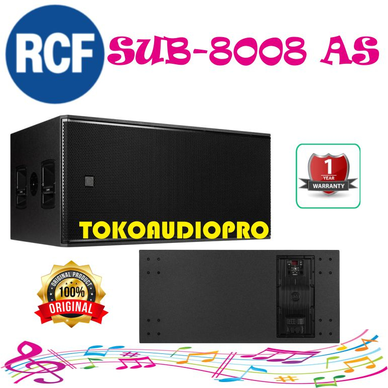 Jual Subwoofer RCF SUB 8008-AS Subwoofer Aktif Rcf Sub8008AS | Shopee ...