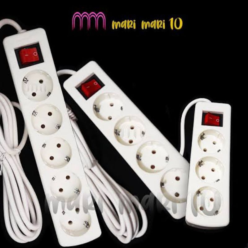 Jual stop kontak colokan listrik 3 4 5 lubang | Shopee Indonesia