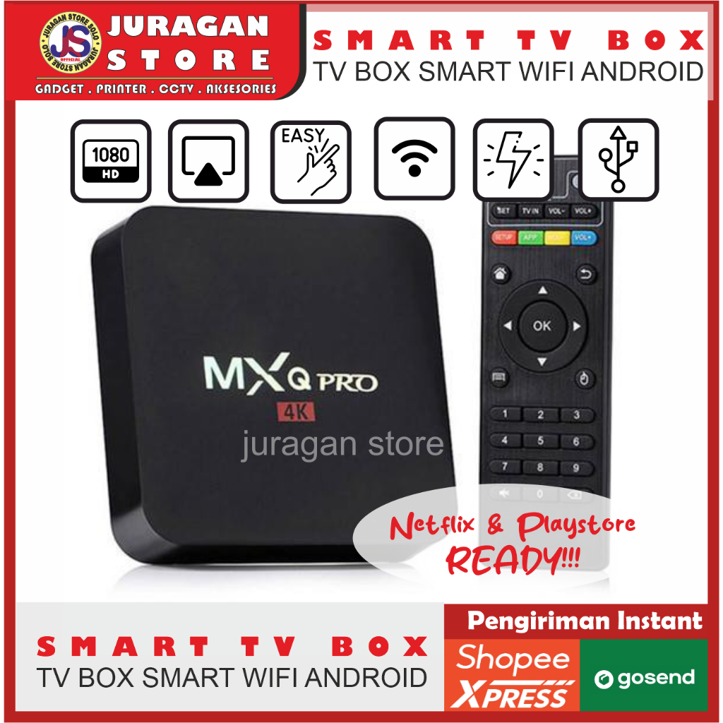 Jual Set Top Box Android TV Ram 2GB Internal 16GB Support Playstore ...