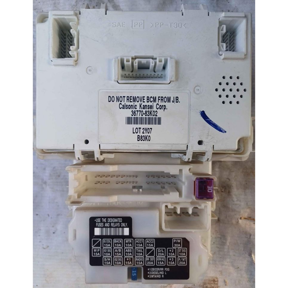 Jual Modul BCM Body Control Fuse Box Sekring Suzuki Splash Original ...