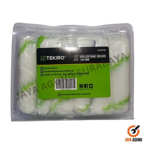 Jual TEKIRO BULU KUAS ROLL 100MM / ROLLER PAINT BRUSH 100 MM GT-RP2175 ...