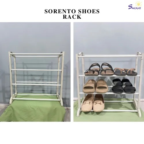 Jual Rak Sendal Rak Sepatu Susun Rak Sepatu Minimalis 4 Tingkat Ukuran ...