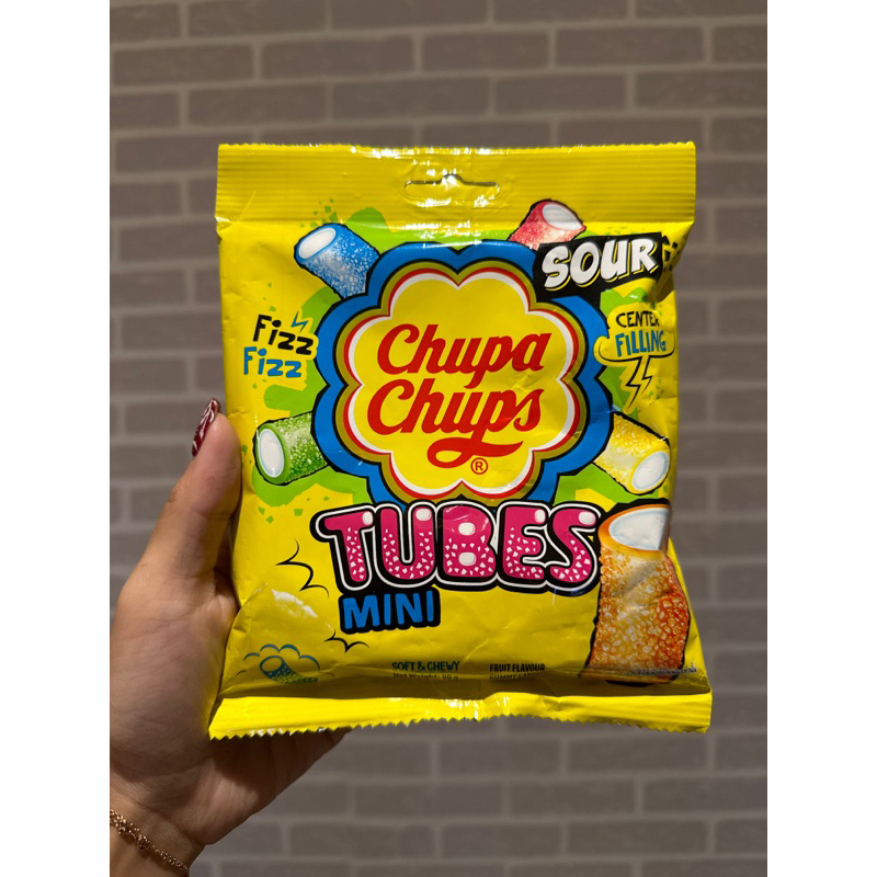 Jual Chupa Chups Sour Tubes 90gr ori Thailand | Shopee Indonesia