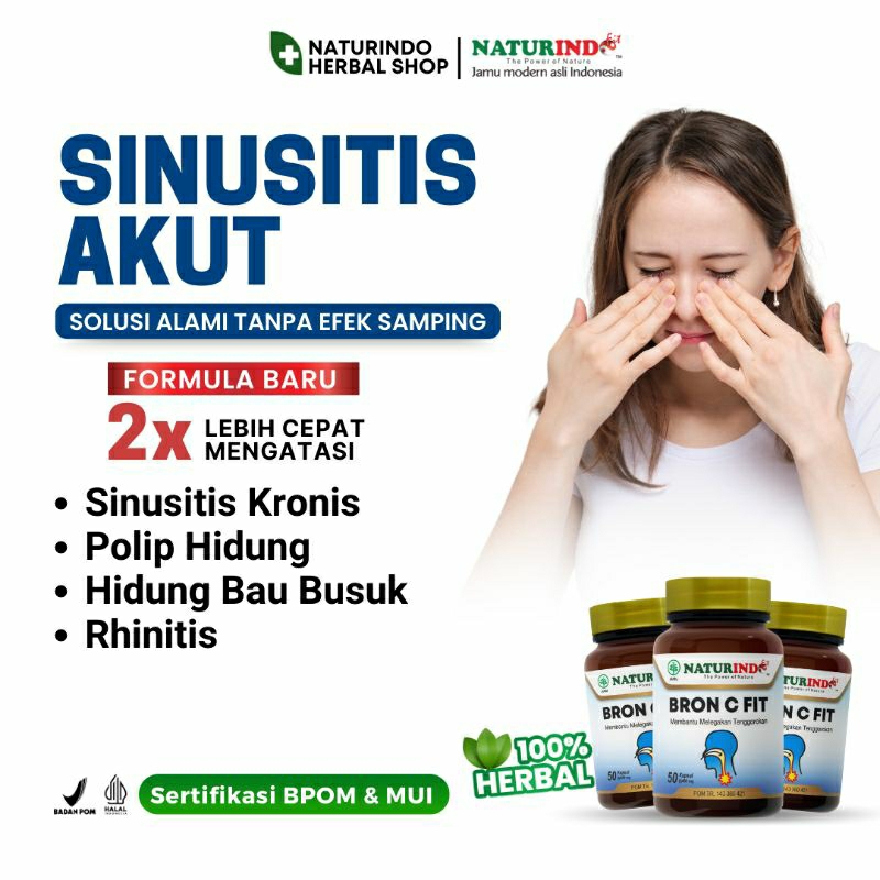 Jual Obat Sinusitis Polip Hidung Bau Busuk Pilek Menahun Radang Sinus ...