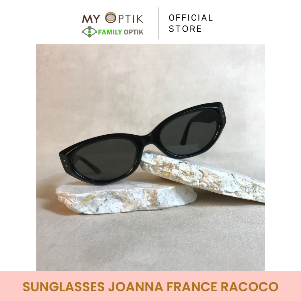 Jual Kacamata Hitam Sunglasses - Joanna France (Racoco) - Pria Wanita Unisex anti uv | Shopee ...