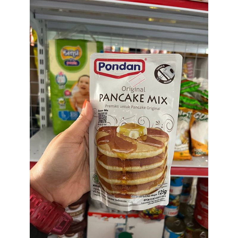 Jual Pondan Pancake mix original / keju 125 gr | Shopee Indonesia