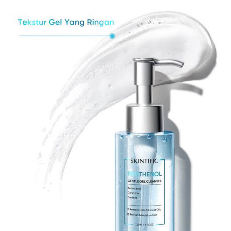 Jual Skintific Panthenol Gel Cleanser Facial Wash 120ml Calming and ...