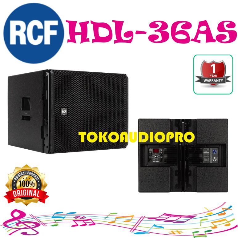 Jual Subwoofer RCF HDL 36-AS Subwoofer Aktif Rcf HDL36 AS Original RCF ...