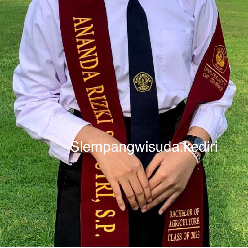 Jual Selempang Wisuda Kalung| Selempang Wisuda Leher/ Class of | Shopee ...