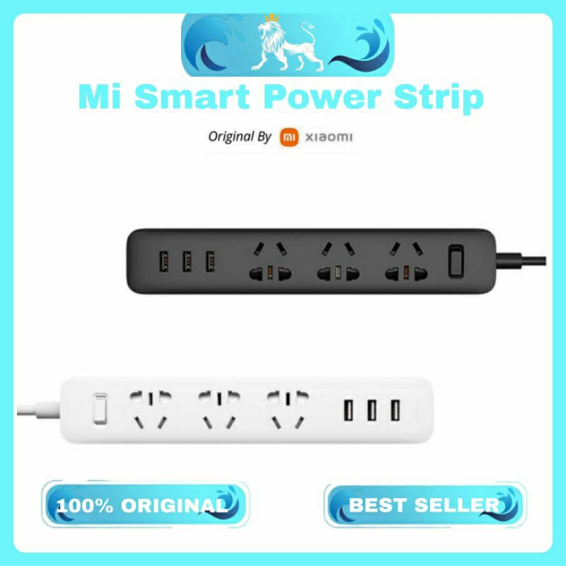 Jual Colokan Terminal Mi Smart Power Strip 3 Port/ 3 USB - Stop Kontak | Shopee Indonesia