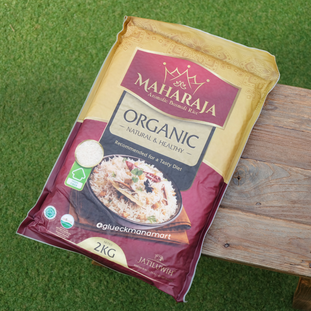 Jual Jati Luwih Beras Basmati Maharaja Basmati Organik 2kg | Shopee ...