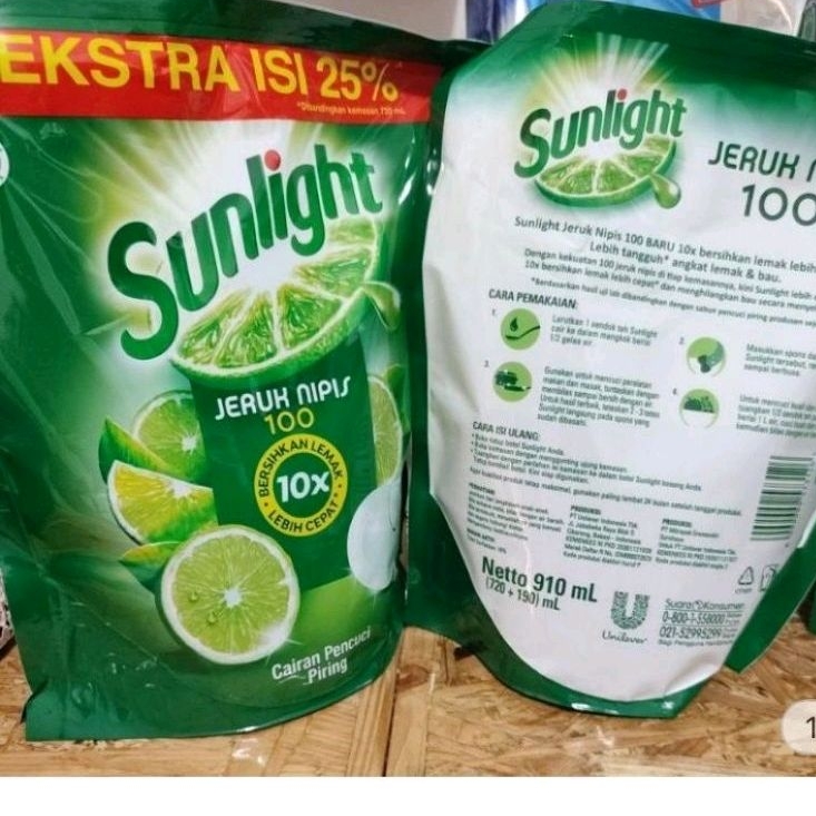 Jual SUNLIGHT SABUN CUCI PIRING 910Ml JUMBO | Shopee Indonesia