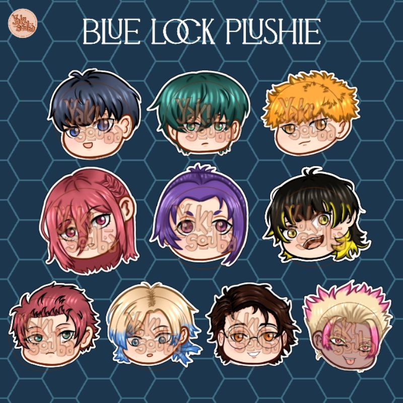Jual BLUE LOCK DOLL PLUSHIE / Anime Fanmerch Gantungan Plushie Bluelock ...