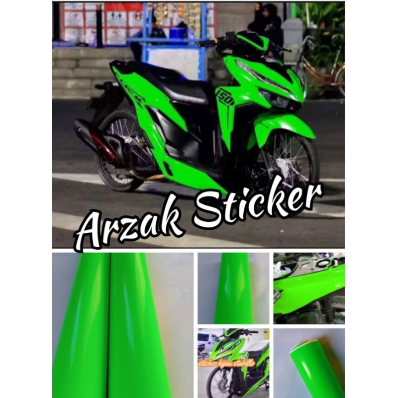 Jual STIKER SKOTLET HIJAU STABILLO STICKER STABILLO HIJAU NYALA GLOSSY ...